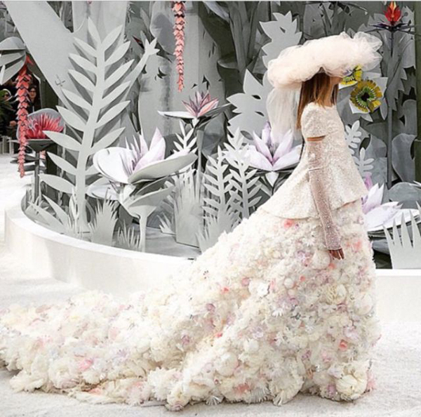 Chanel Couture Spring 2015 wedding - Brooklyn Bride - Modern Wedding Blog